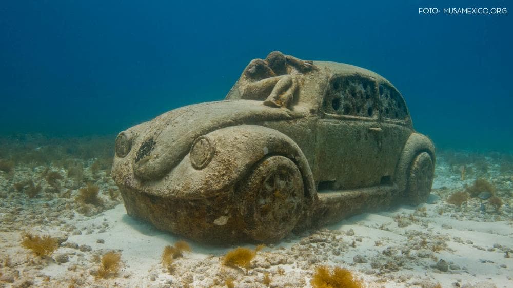 Impresionante Museo Subacuático de Arte de Cancún